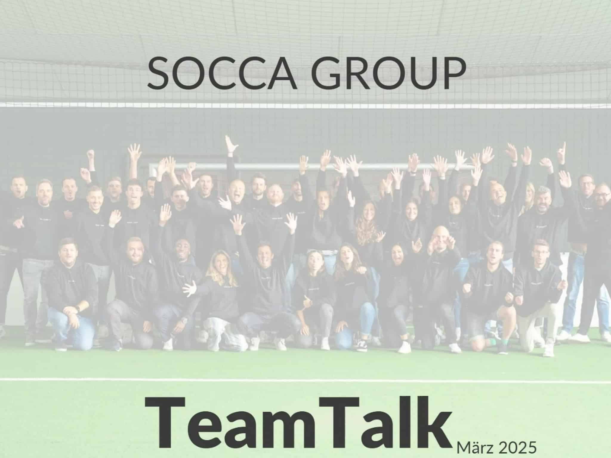 SOCCA GROUP TeamTalk - team meeting across all locations